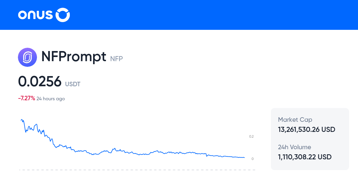 Conversion price of 1 NFPrompt to USDT today | Exchange rate NFP NFPrompt = USDT