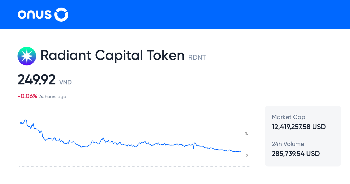 Radiant Capital Token Research Hub | RDNT information, history and analysis