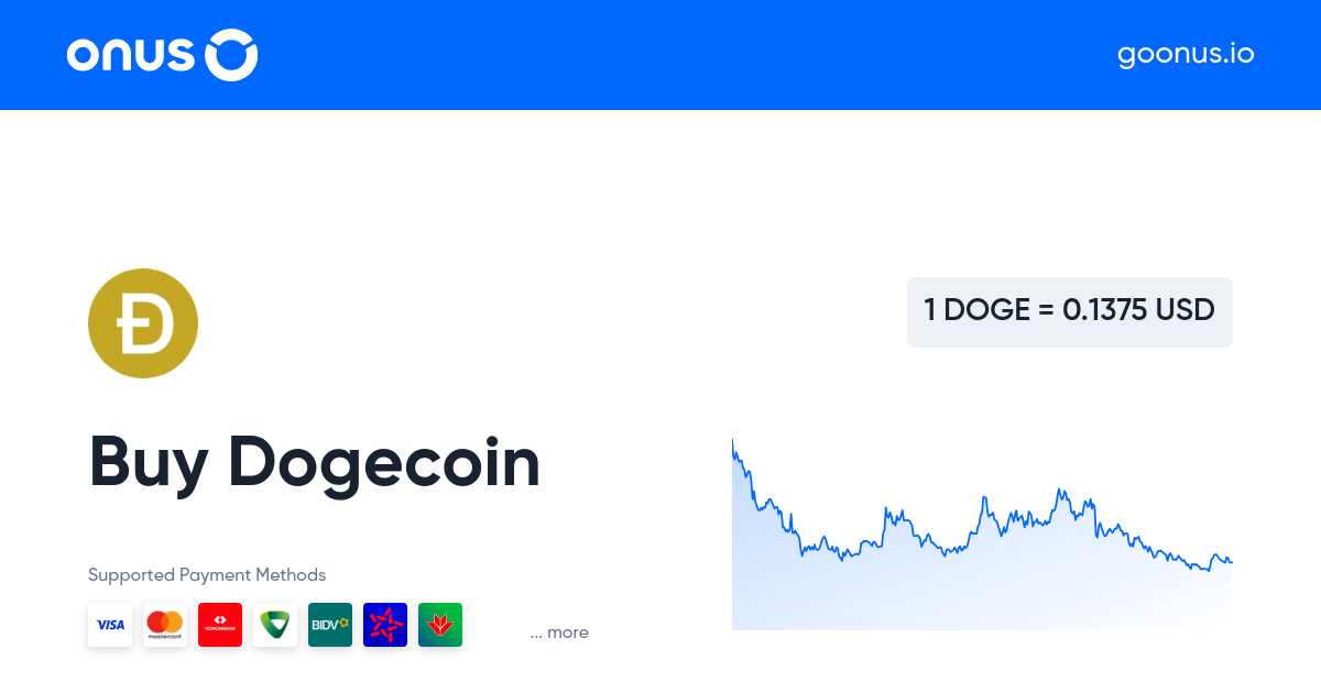 Buy DOGE with Credit Card, Bank Transfer | 5 steps to trade DOGE now