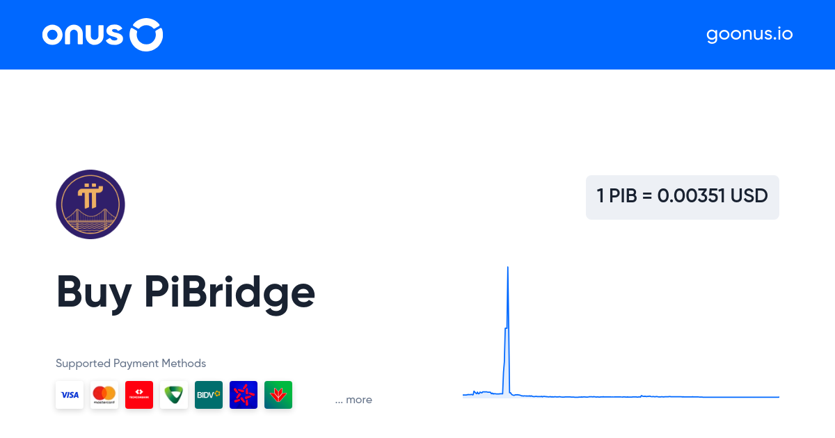 Buy PIB with Credit Card, Bank Transfer | 5 steps to trade PIB now