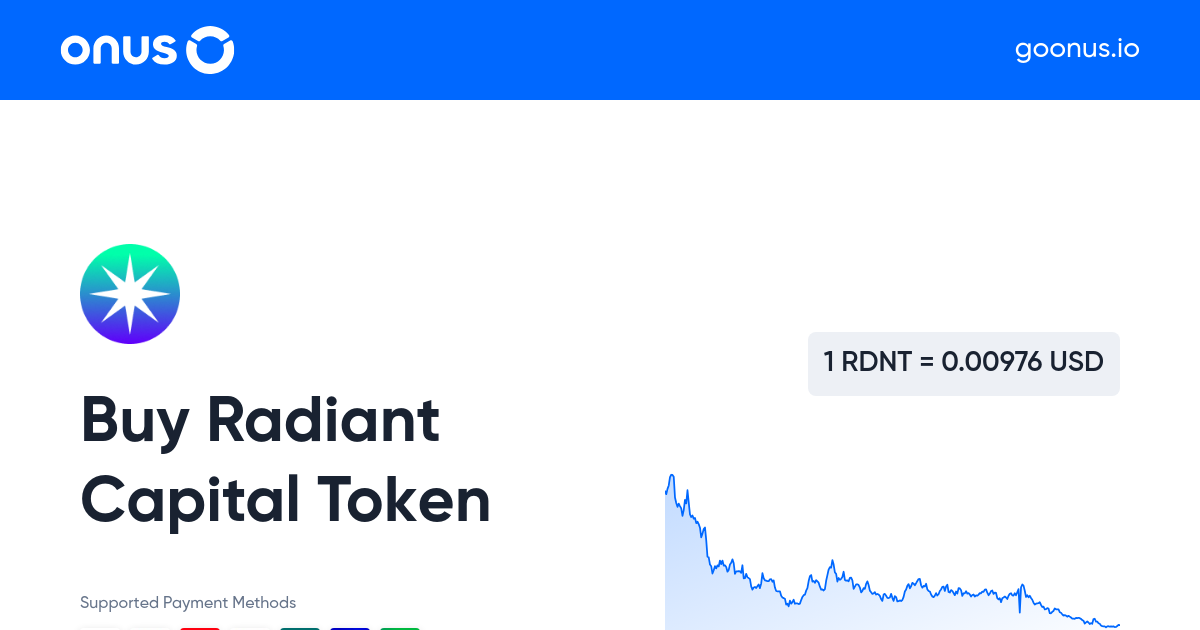 Buy RDNT with Credit Card, Bank Transfer | 5 steps to trade RDNT now
