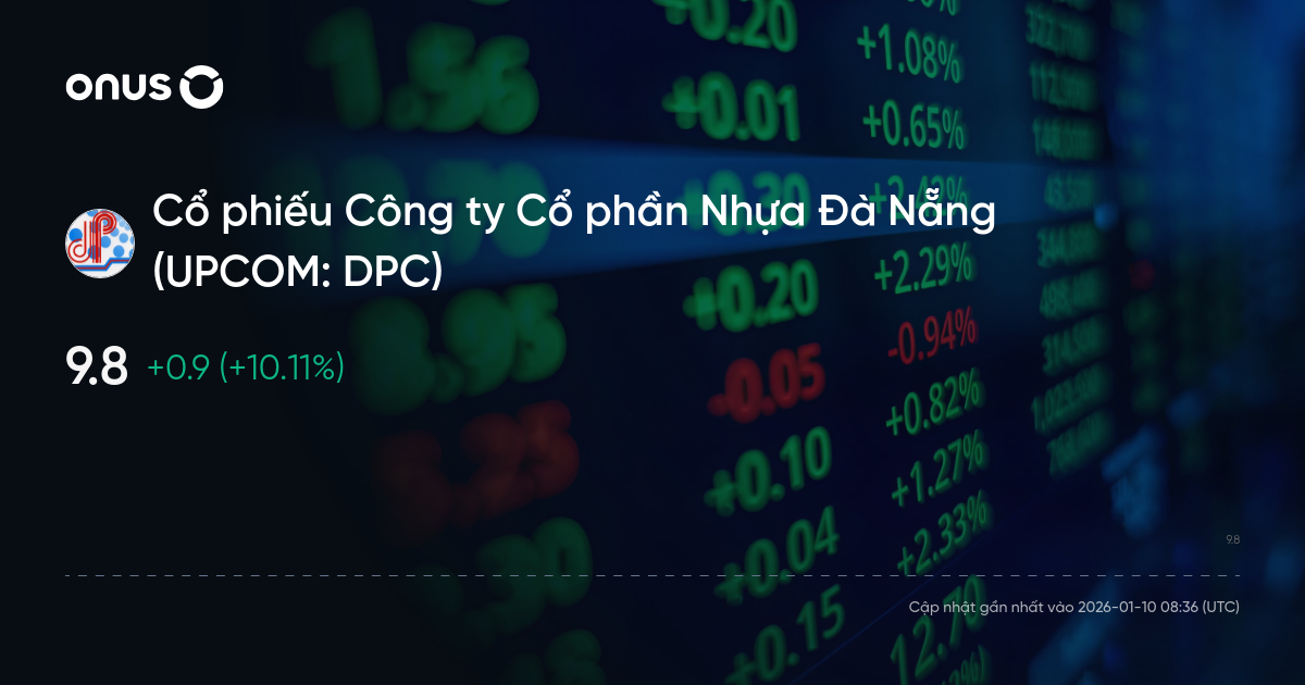 Giá cổ phiếu DPC hôm nay: Biểu đồ, lịch trả cổ tức, báo cáo tài chính ...