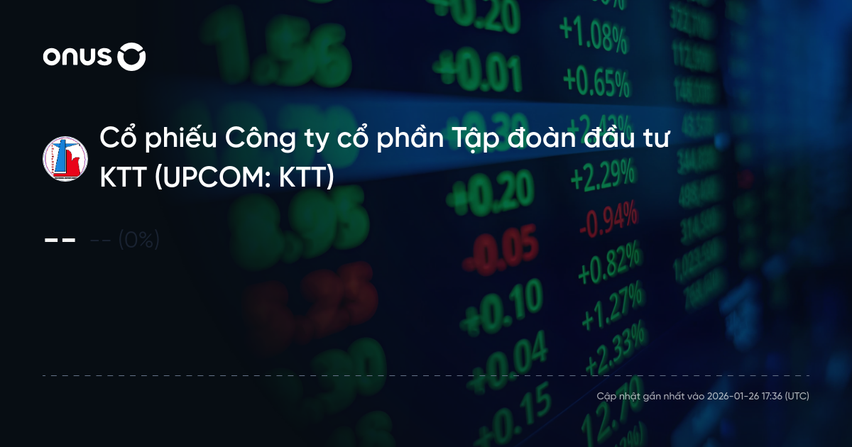 Hồ sơ doanh nghiệp Công ty cổ phần Tập đoàn đầu tư KTT (KTT): Lịch sử ...