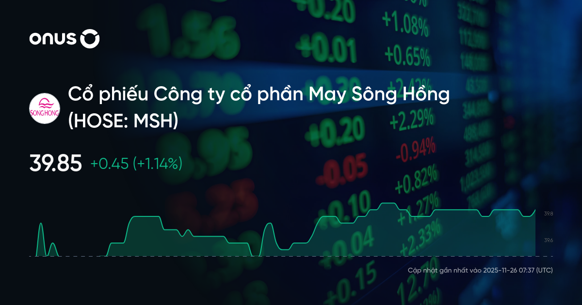 Lịch cổ tức MSH 2025: Lịch sử chia cổ tức mới nhất và thông tin lịch cổ tức MSH 24/7