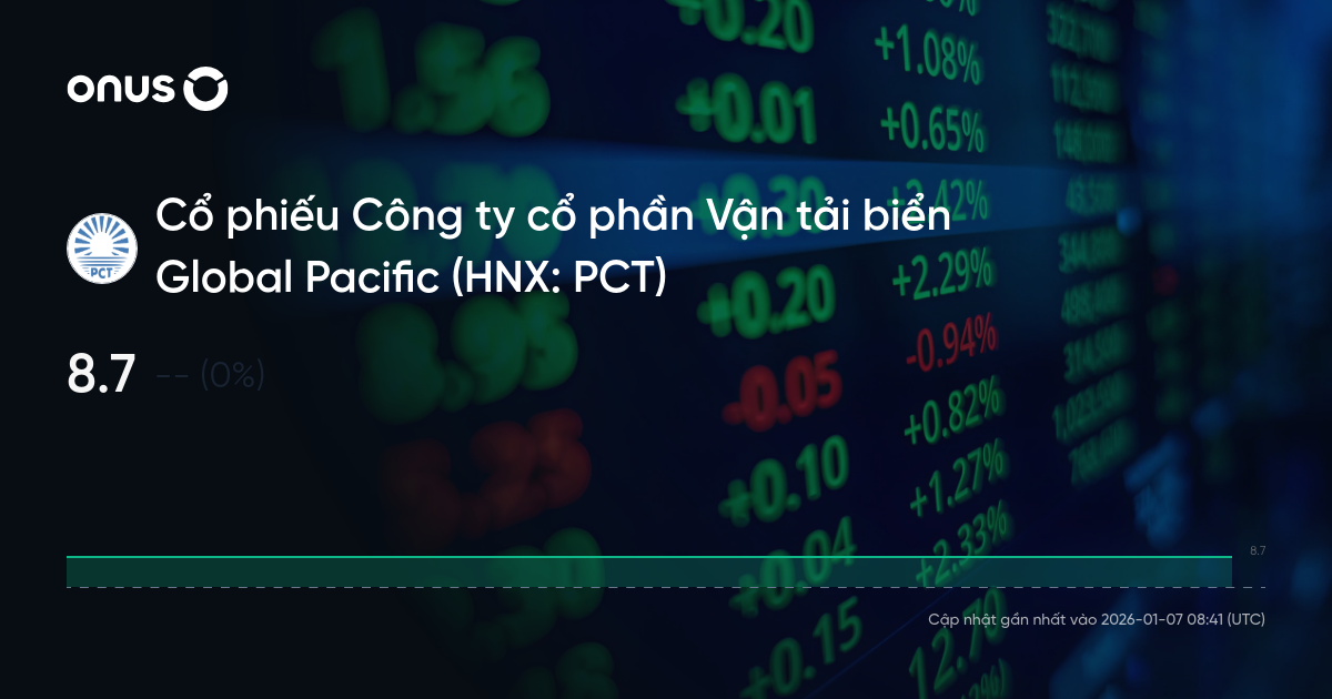 Hồ sơ doanh nghiệp Công ty cổ phần Vận tải biển Global Pacific (PCT ...