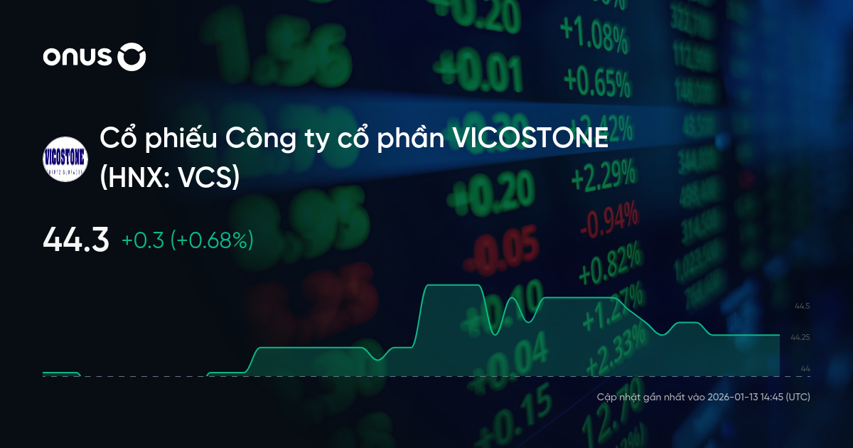 Giá cổ phiếu VCS hôm nay: Biểu đồ, lịch trả cổ tức, báo cáo tài chính ...