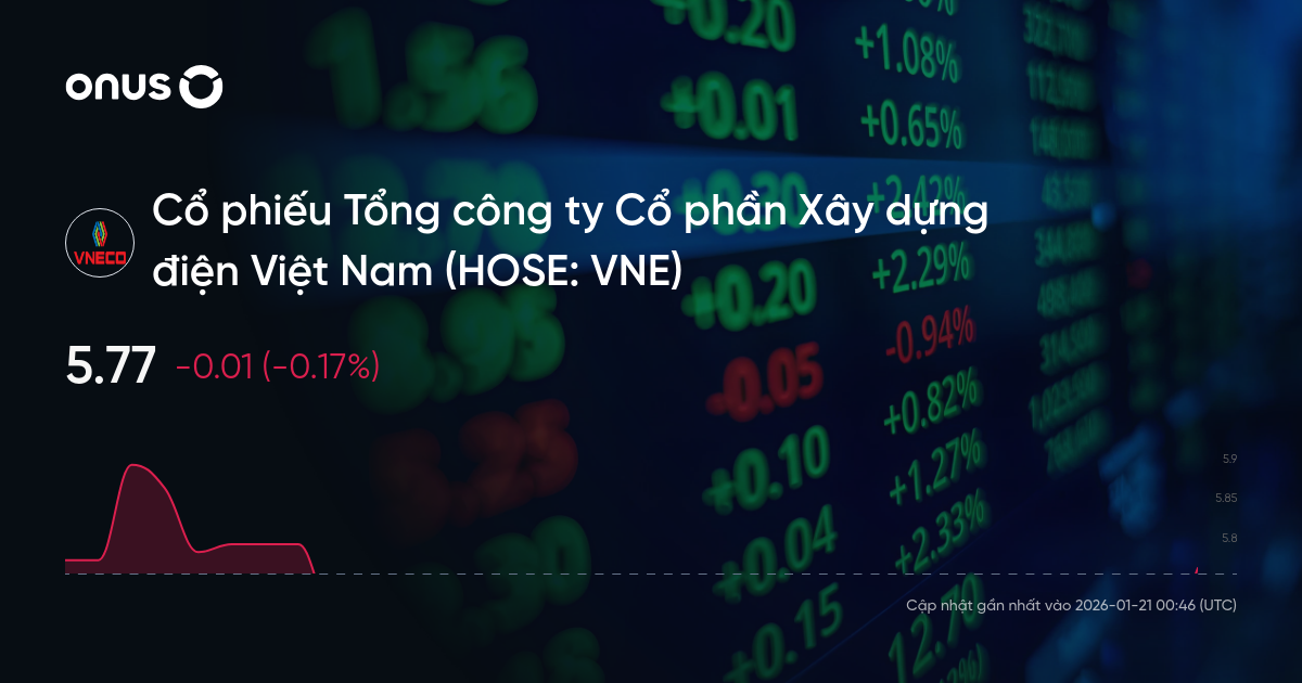 Hồ sơ doanh nghiệp Tổng công ty Cổ phần Xây dựng điện Việt Nam (VNE): Lịch sử & Thông tin chi ...