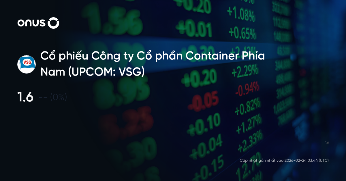 Hồ sơ doanh nghiệp Công ty Cổ phần Container Phía Nam (VSG): Lịch sử ...