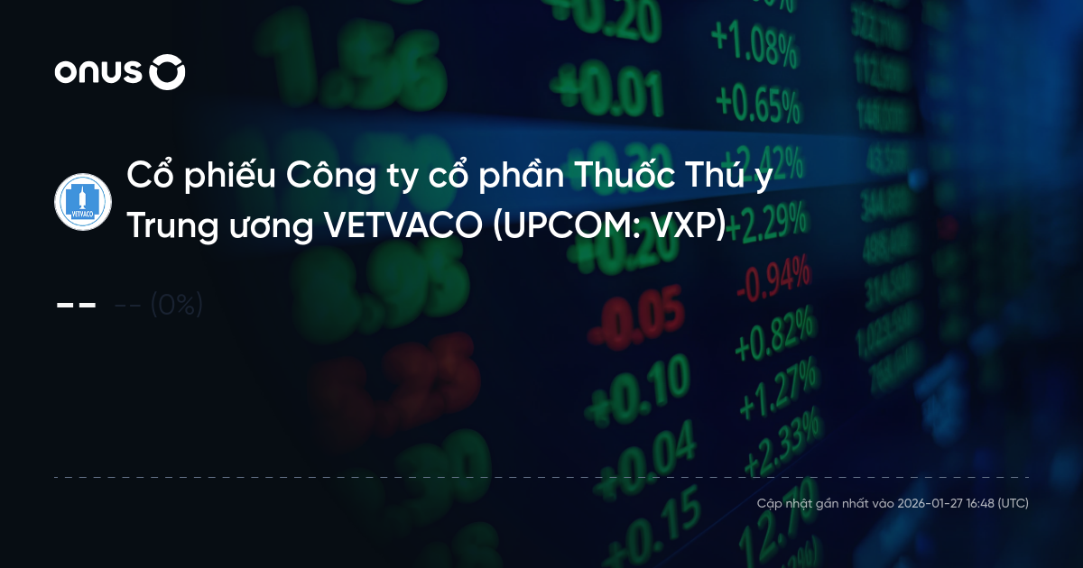 Giá cổ phiếu VXP hôm nay: Biểu đồ, lịch trả cổ tức, báo cáo tài chính ...