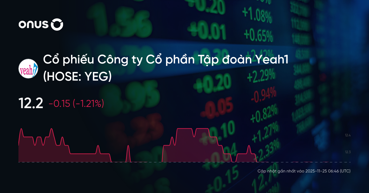 Lịch cổ tức YEG 2025: Lịch sử chia cổ tức mới nhất và thông tin lịch cổ tức YEG 24/7