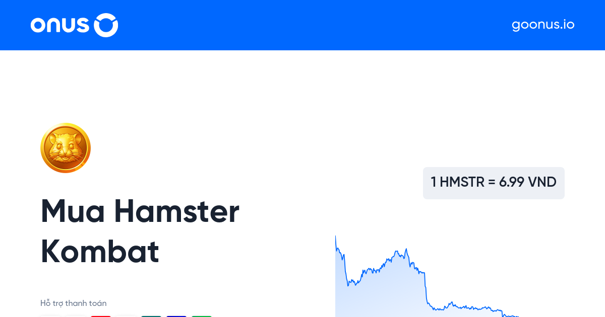 Mua HMSTR bằng Thẻ tín dụng tại Việt Nam | 5 bước giao dịch HMSTR ngay