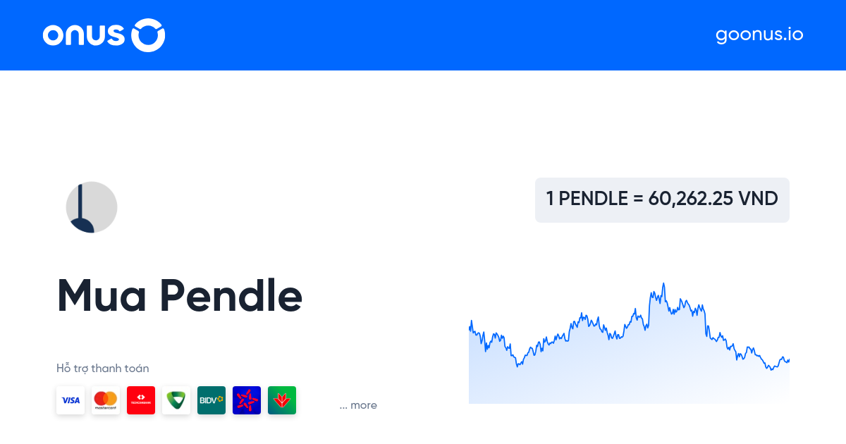 Mua PENDLE bằng Thẻ tín dụng tại Việt Nam | 5 bước giao dịch PENDLE ngay