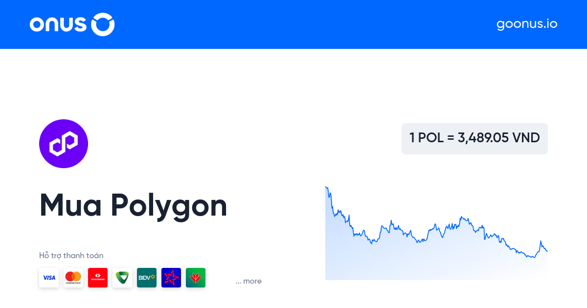 Mua POL bằng Thẻ tín dụng tại Việt Nam | 5 bước giao dịch POL ngay