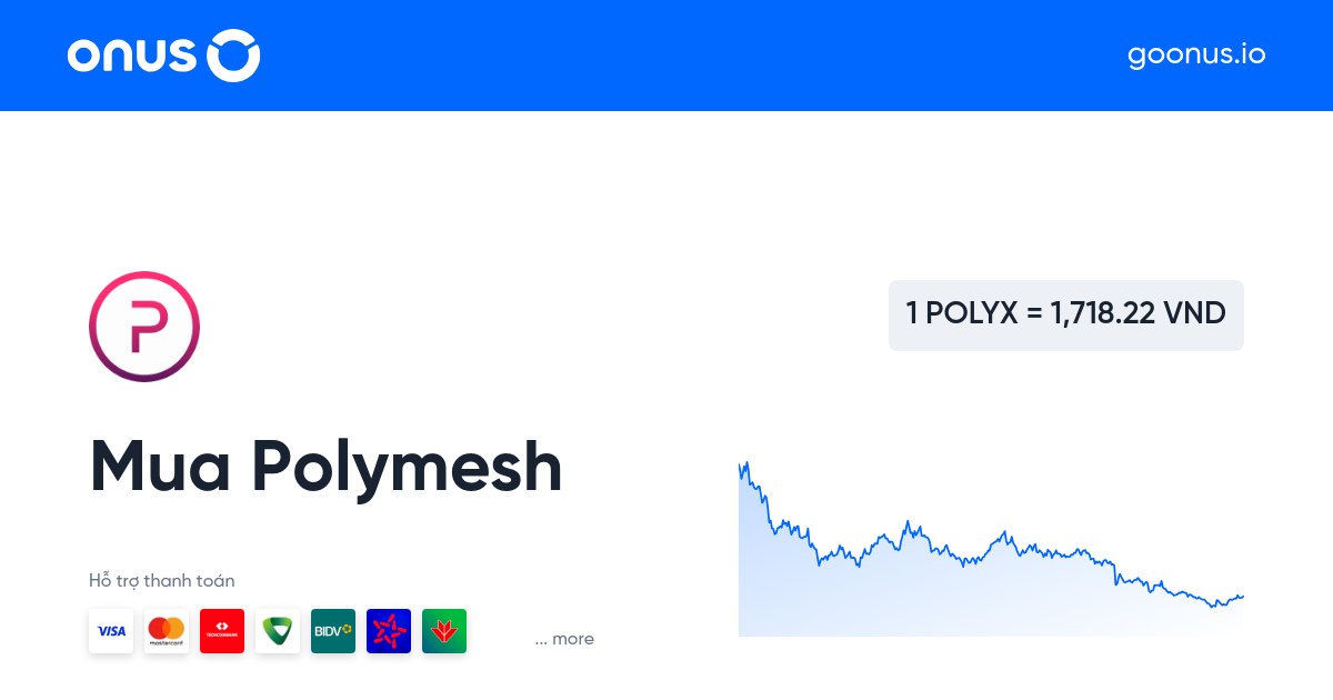 Mua POLYX bằng Thẻ tín dụng tại Việt Nam | 5 bước giao dịch POLYX ngay