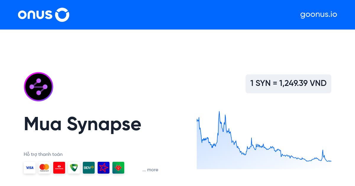 Mua SYN bằng Thẻ tín dụng tại Việt Nam | 5 bước giao dịch SYN ngay