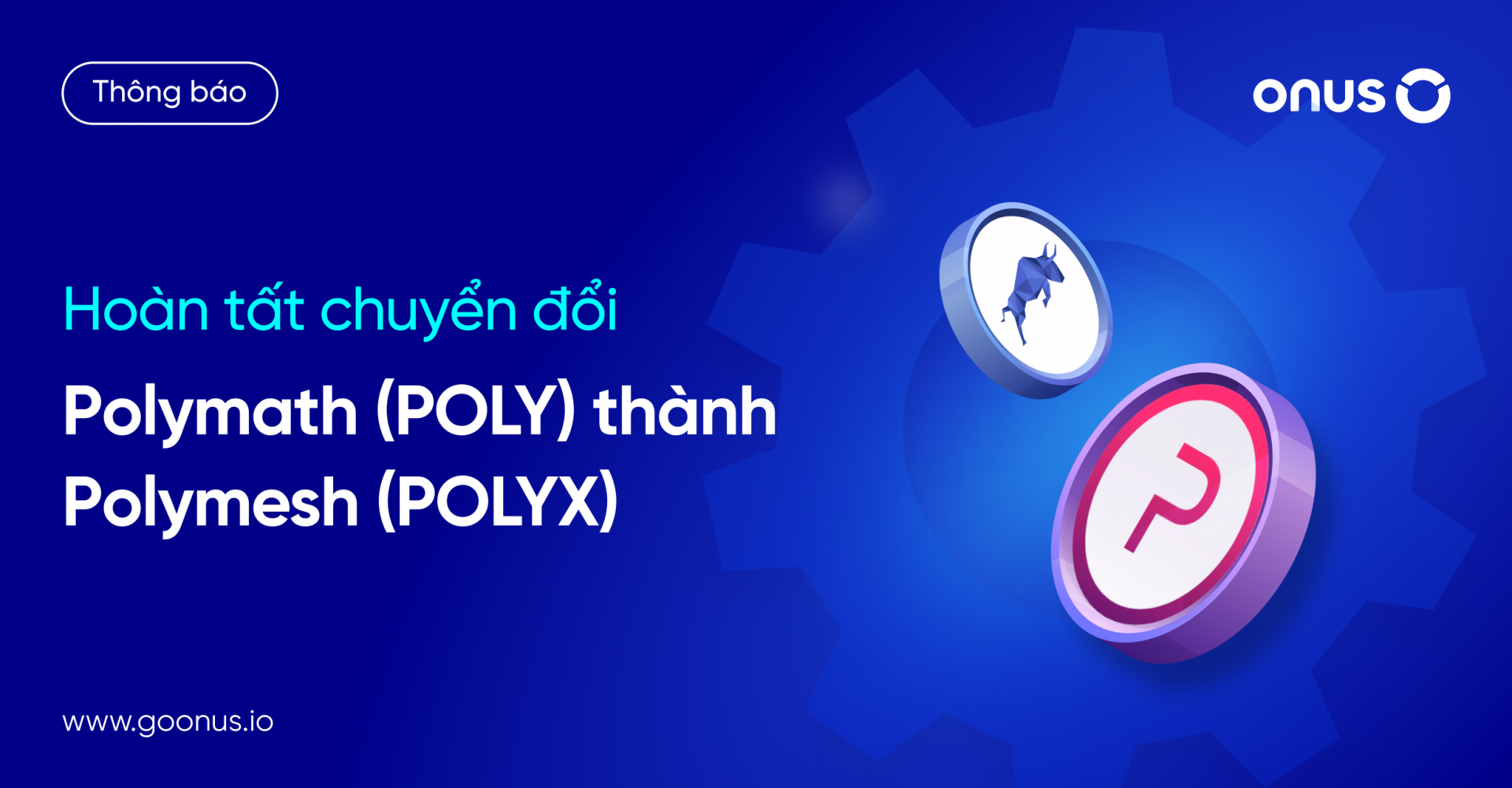 Hoàn tất chuyển đổi Polymath (POLY) thành Polymesh (POLYX)