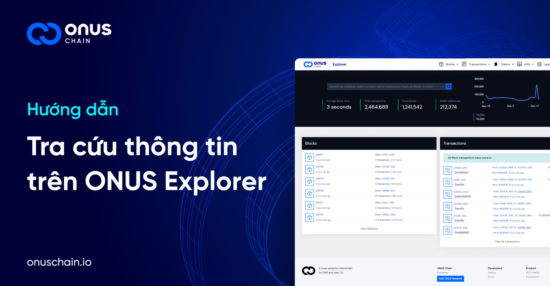 Hướng dẫn sử dụng ONUS Explorer
