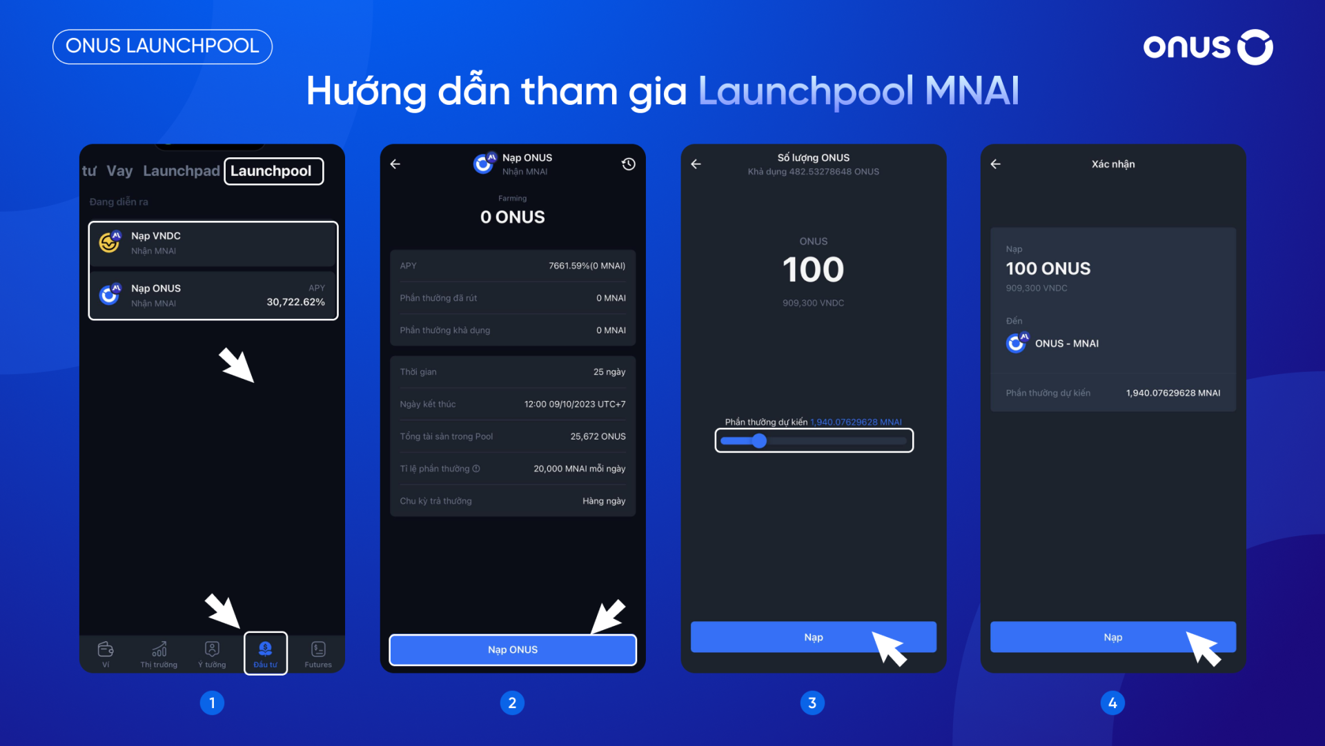 Hướng dẫn tham gia Launchpool Minerva AI (MNAI)