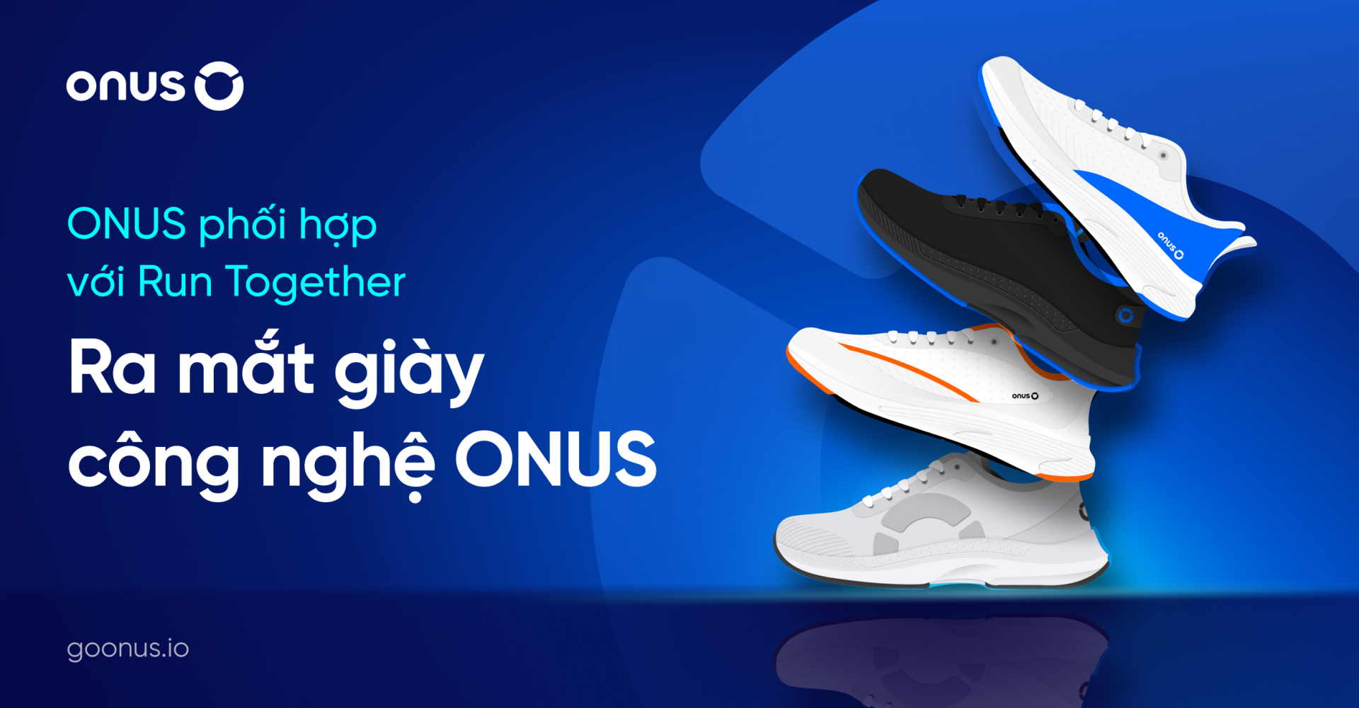 ONUS phối hợp với Run Together ra mắt giày công nghệ ONUS