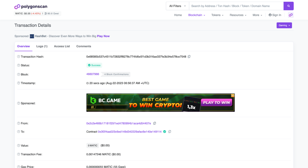 Polygon Scan là gì? Hướng dẫn sử dụng “cổng thông tin” Polygon