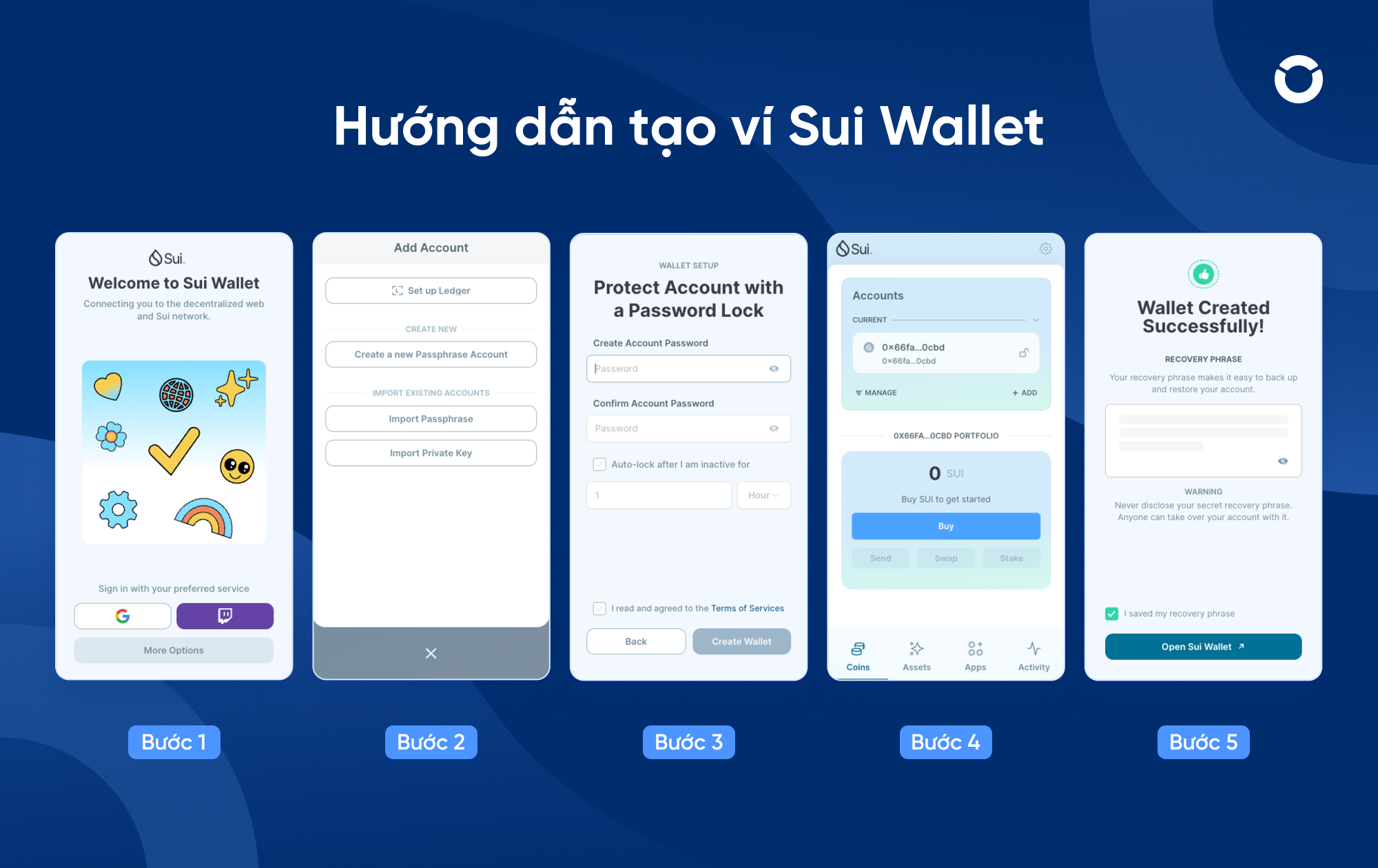 Sui Wallet là gì? Hướng dẫn sử dụng chi tiết ví Sui Wallet mới nhất