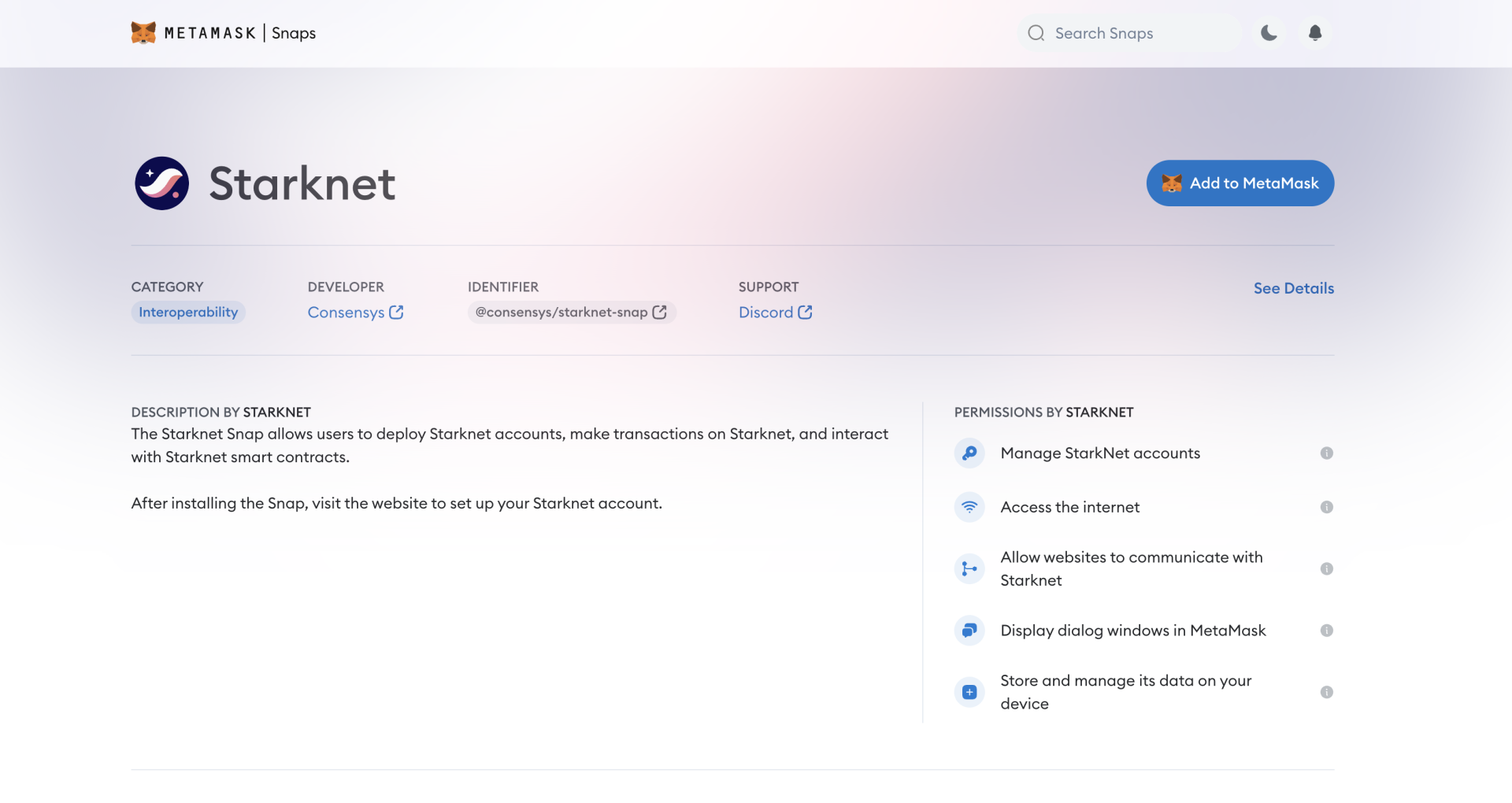 Hướng dẫn chi tiết cách thêm Starknet chain vào ví MetaMask