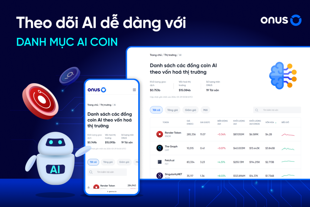 Top 10 Coin Trend AI Này Sẽ Tăng Mạnh Nhất Uptrend 2025!
