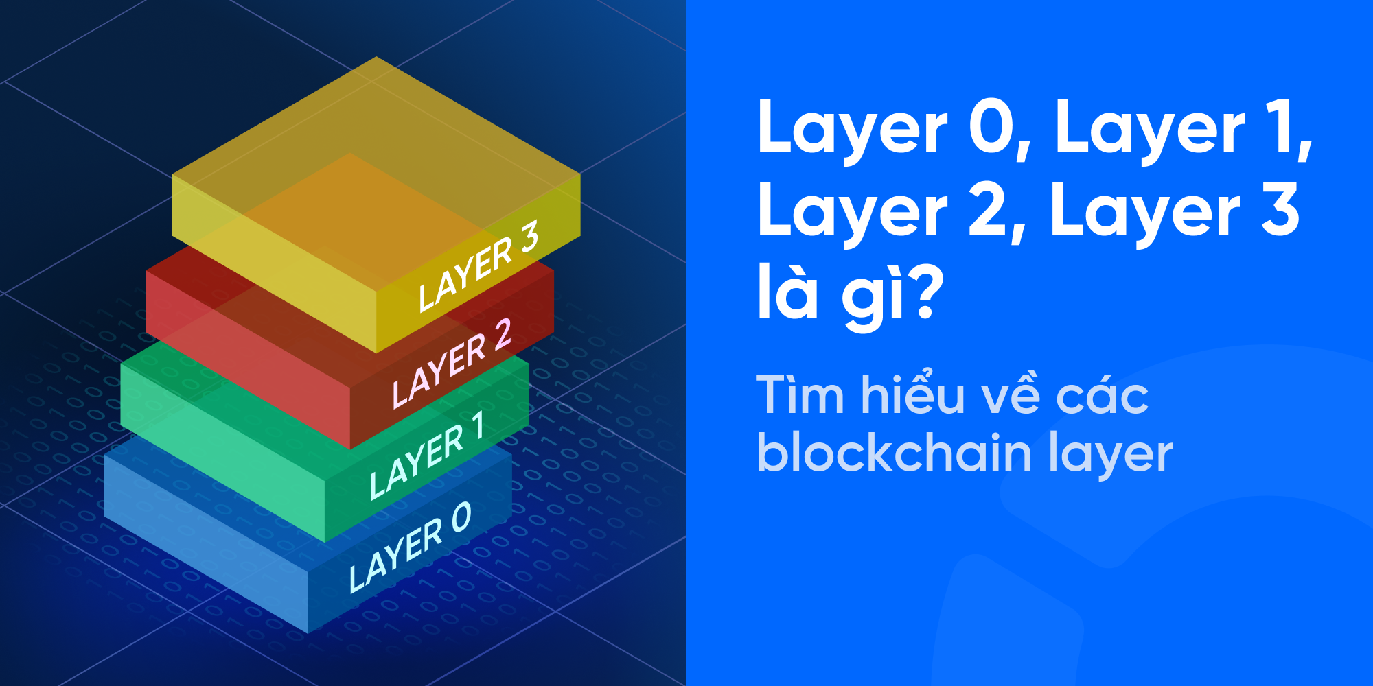 Layer 0, Layer 1, layer 2, layer 3 là gì? Tìm hiểu về các blockchain layer