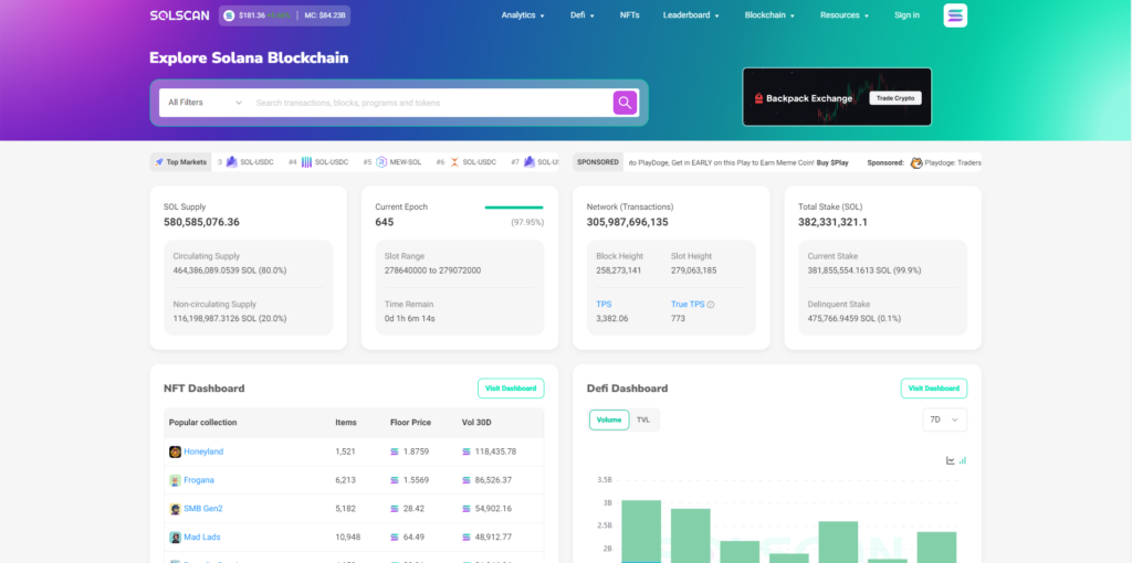 Giới thiệu về trình duyệt Solscan và cách sử dụng hiệu quả