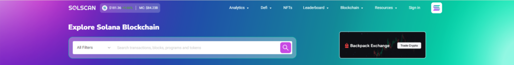 Giới thiệu về trình duyệt Solscan và cách sử dụng hiệu quả