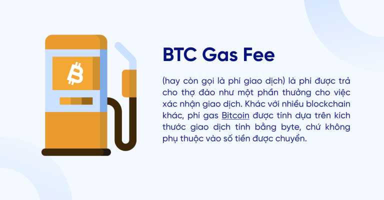 Gas Fee BTC là gì? Thông tin chi tiết về BTC Gas Fee