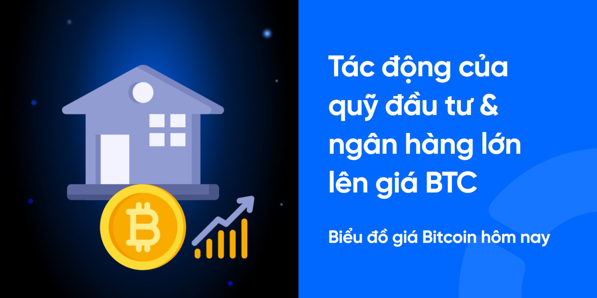Biểu đồ giá Bitcoin chịu ảnh hưởng ra sao từ tổ chức lớn?
