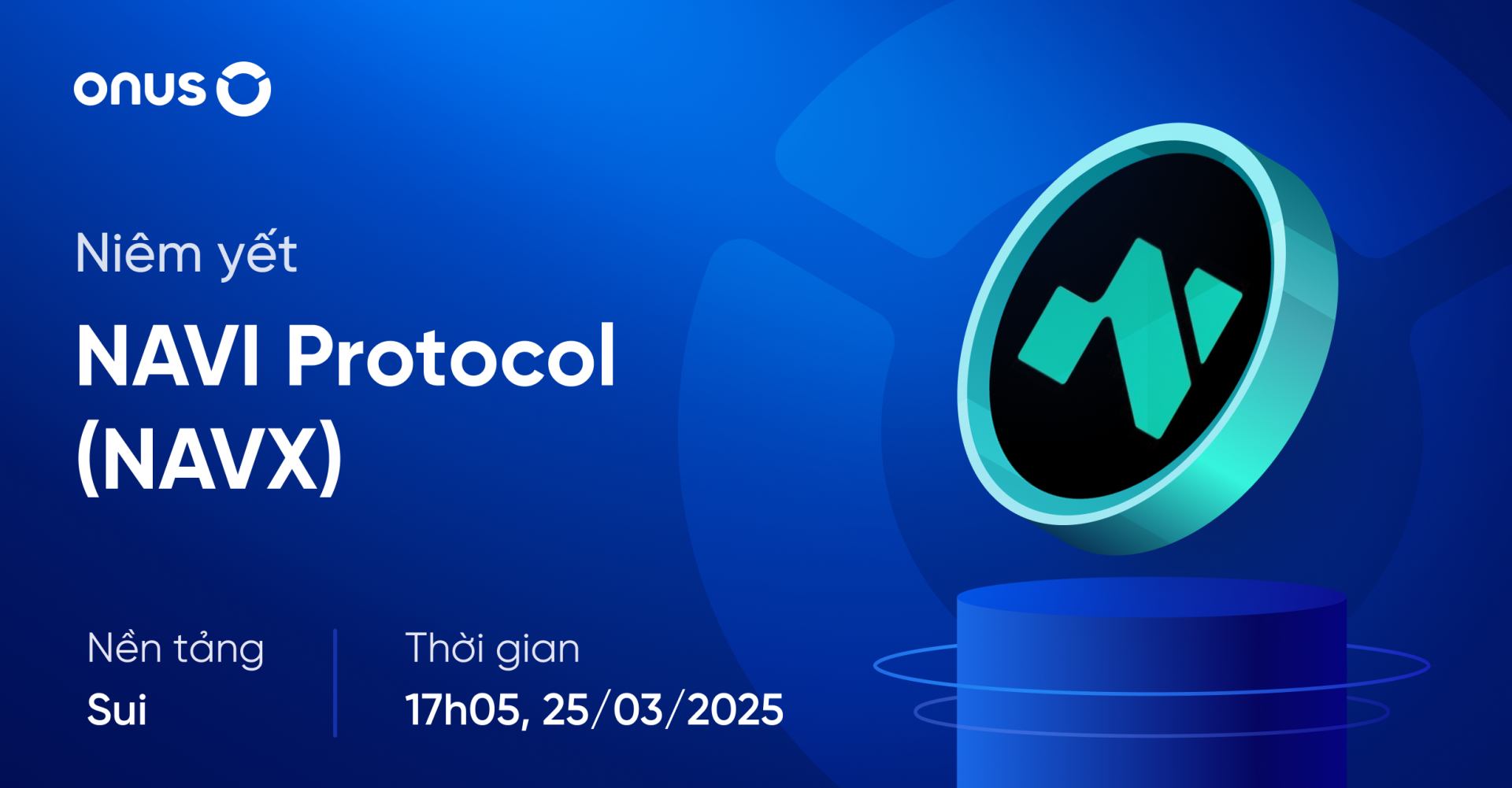 Niêm yết NAVI Protocol (NAVX) trên ứng dụng ONUS