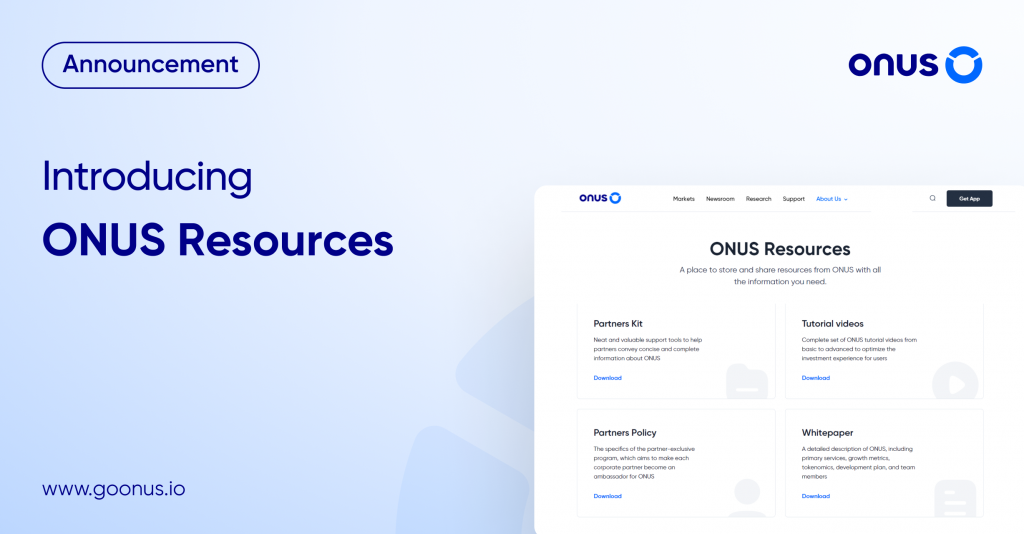 Introducing ONUS Resources