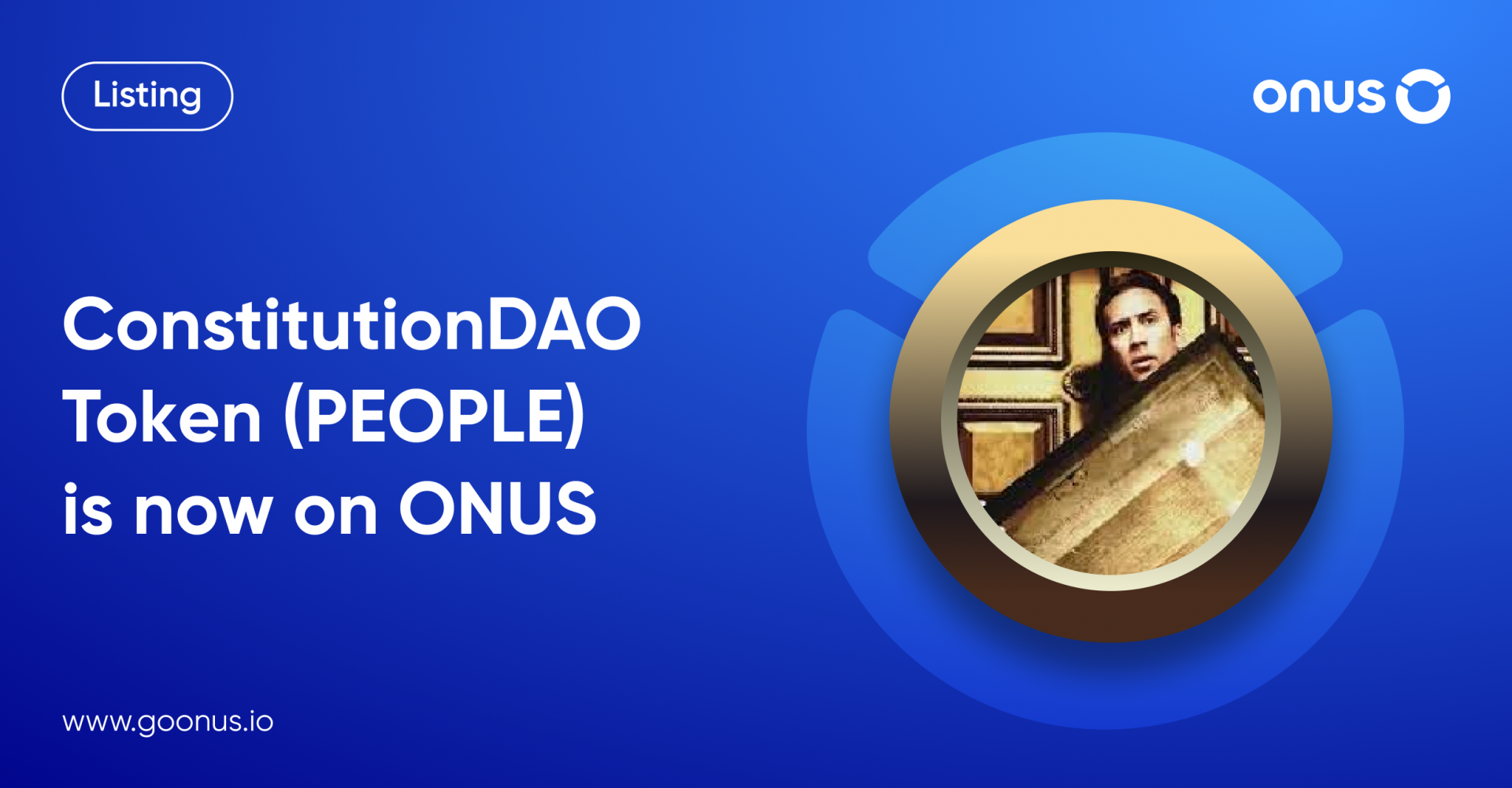 ConstitutionDAO Token (PEOPLE) is now available on ONUS