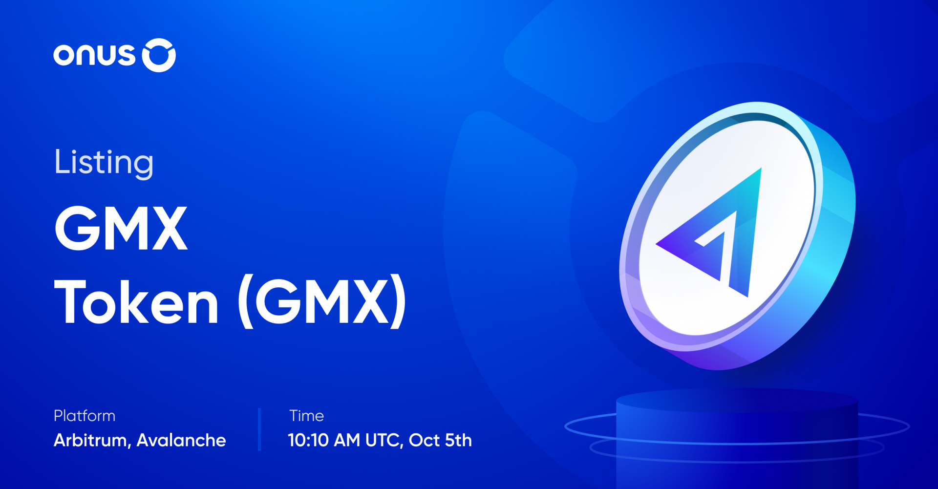 GMX Token (GMX) is now available ONUS