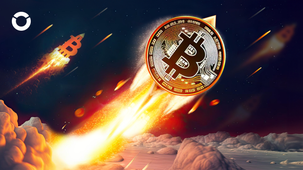 Bitcoin skyrocketed 15.24%, surpassing the $34,900 mark