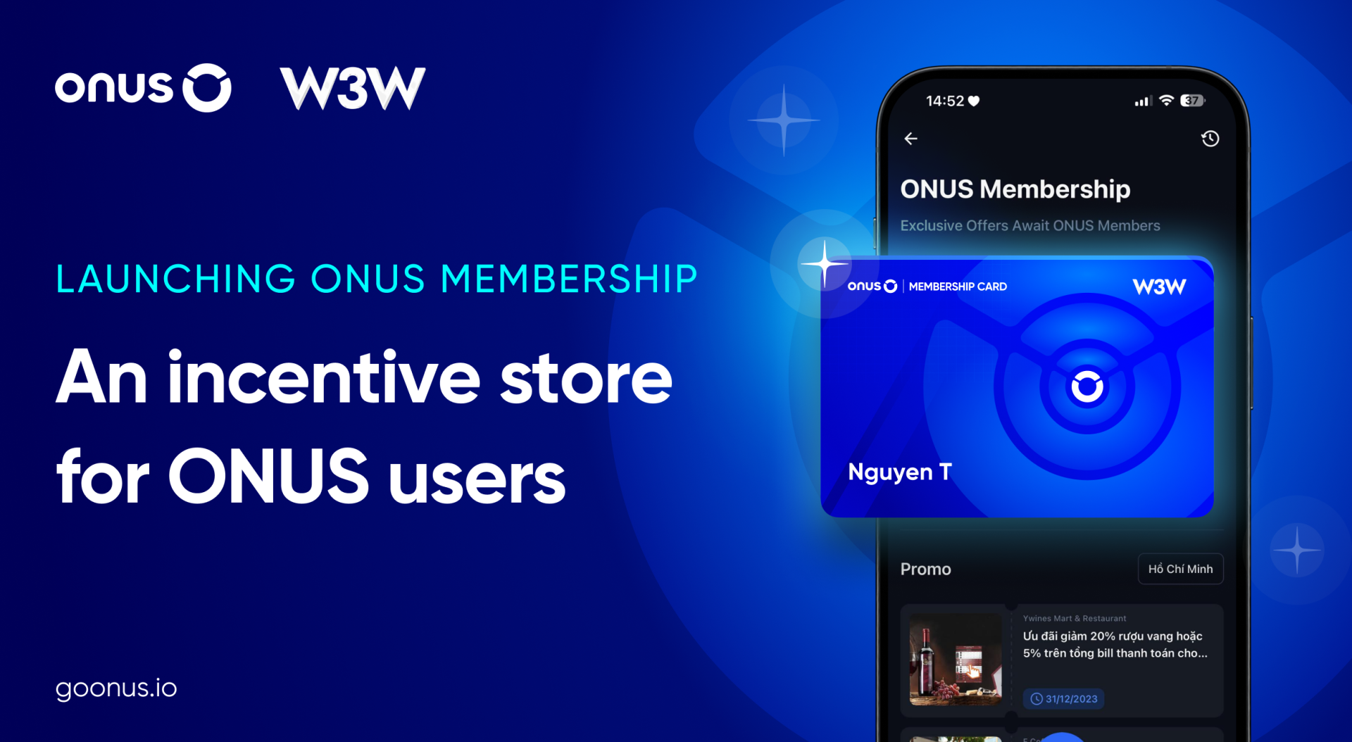 Launching ONUS Membership: An incentive store for ONUS users