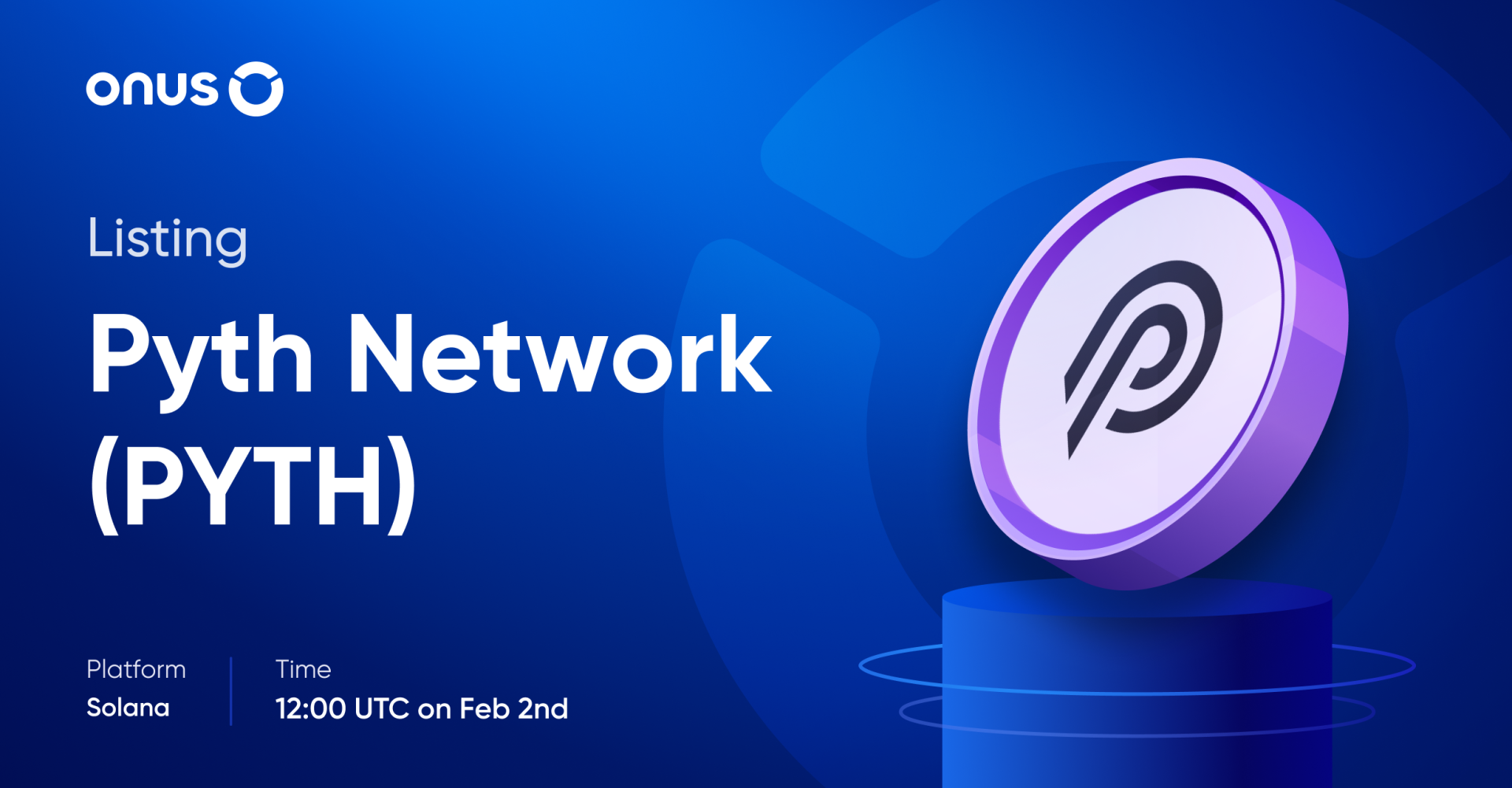 Pyth Network (PYTH) gets listed on ONUS