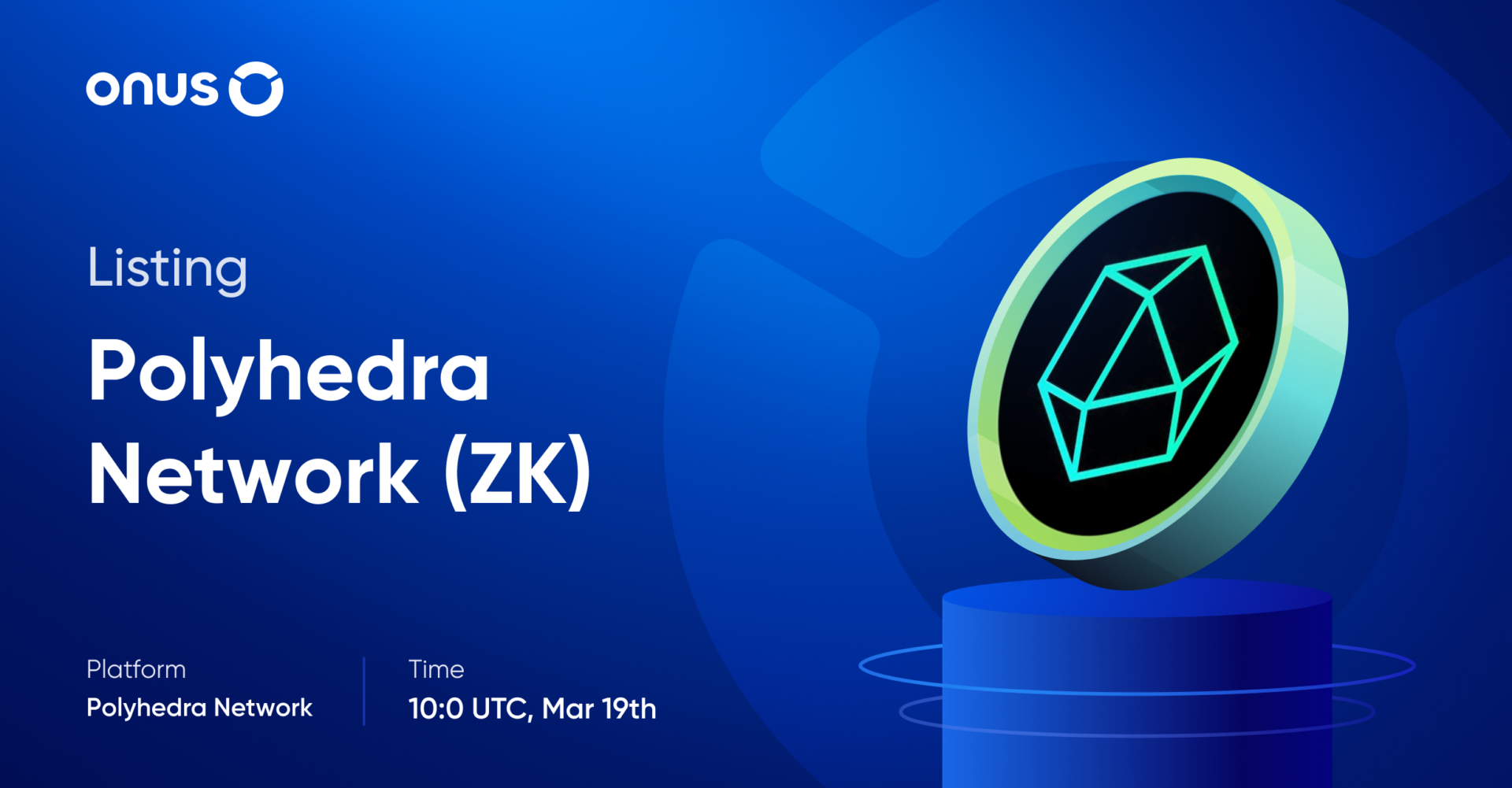 Polyhedra Network (ZK) gets listed on ONUS
