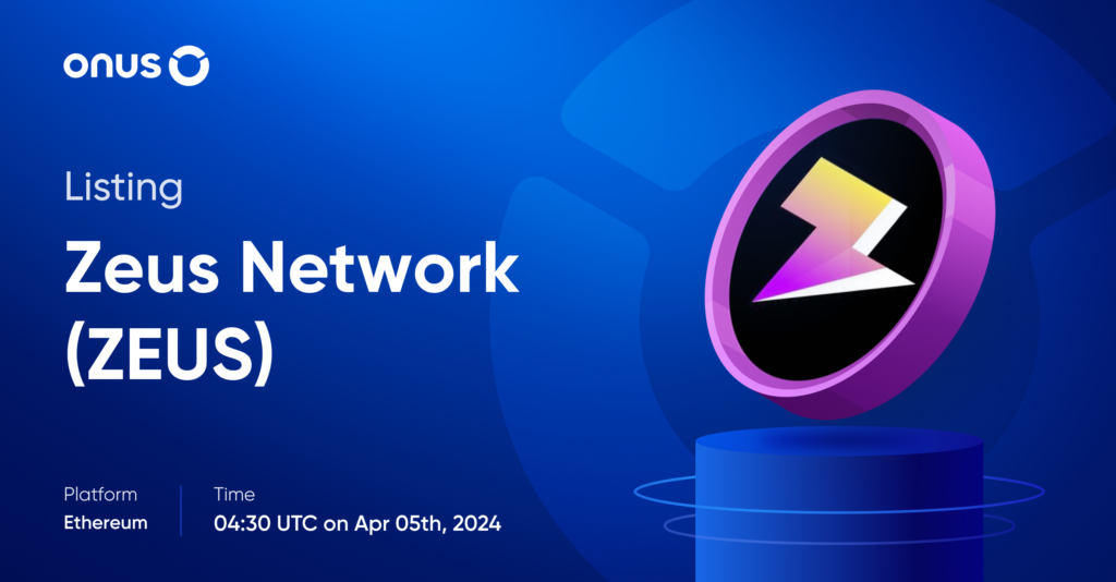 Zeus Network (ZEUS) gets listed on ONUS
