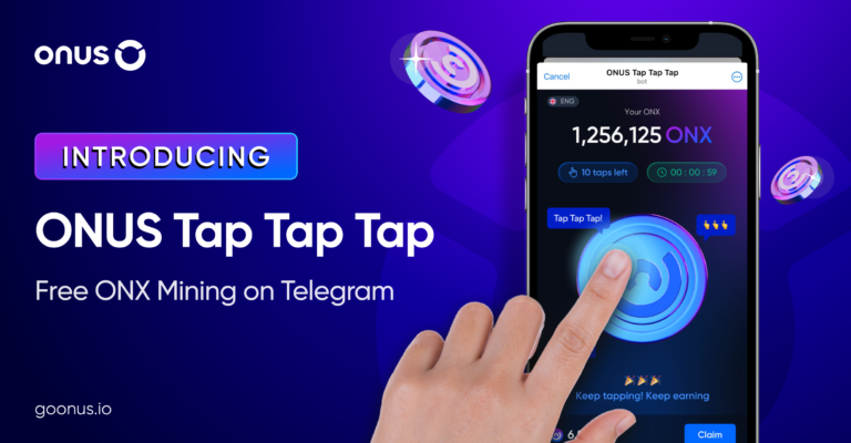 Introducing ONUS Tap Tap Tap: Free ONX Mining on Telegram
