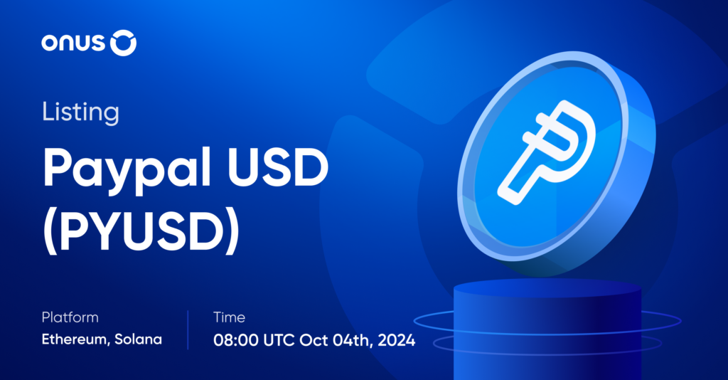 PayPal USD (PYUSD) gets listed on ONUS