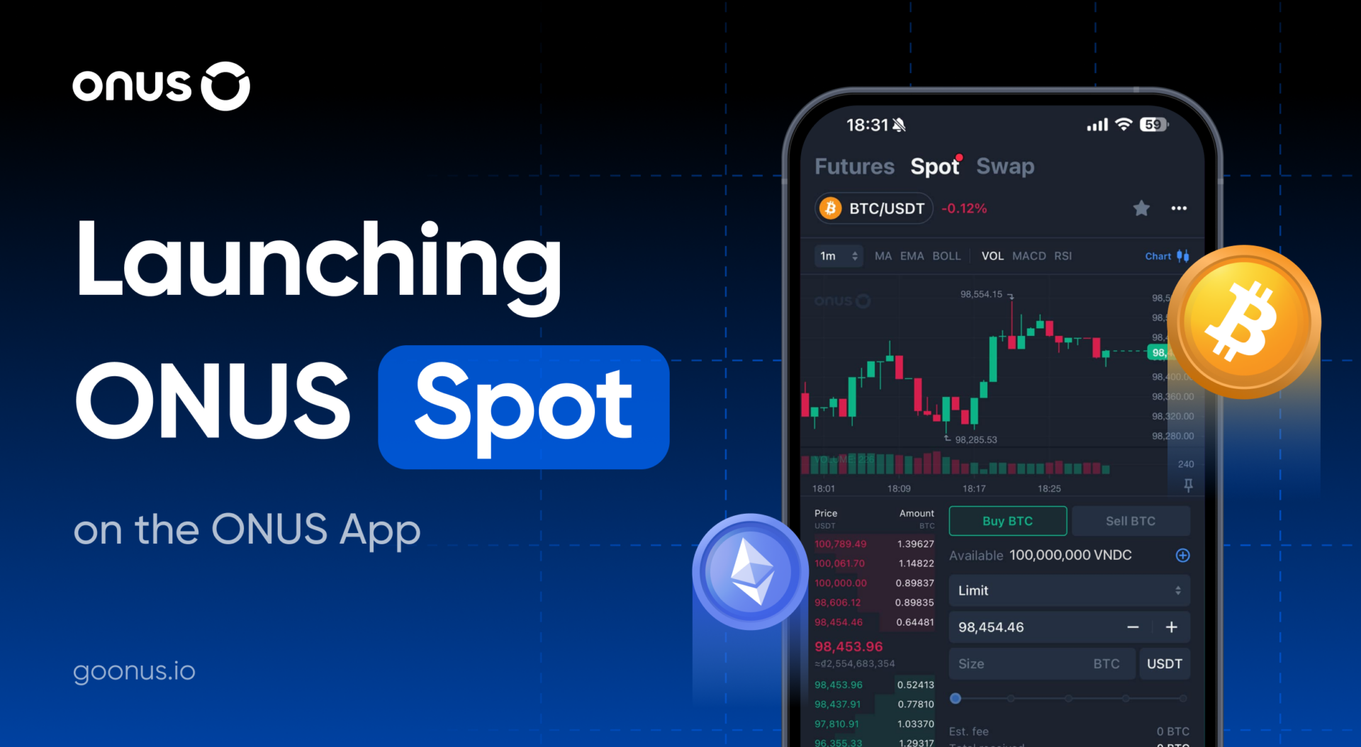 ONUS Spot Officially Launches on the ONUS App