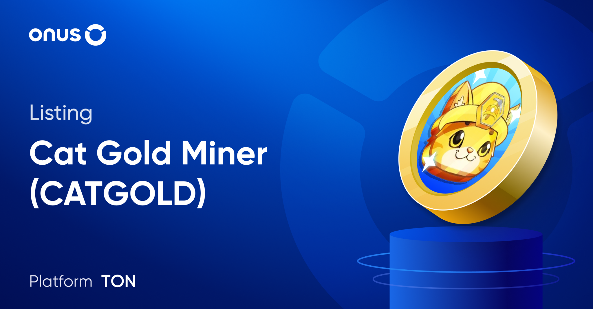 Cat Gold Miner (CATGOLD) listing plan