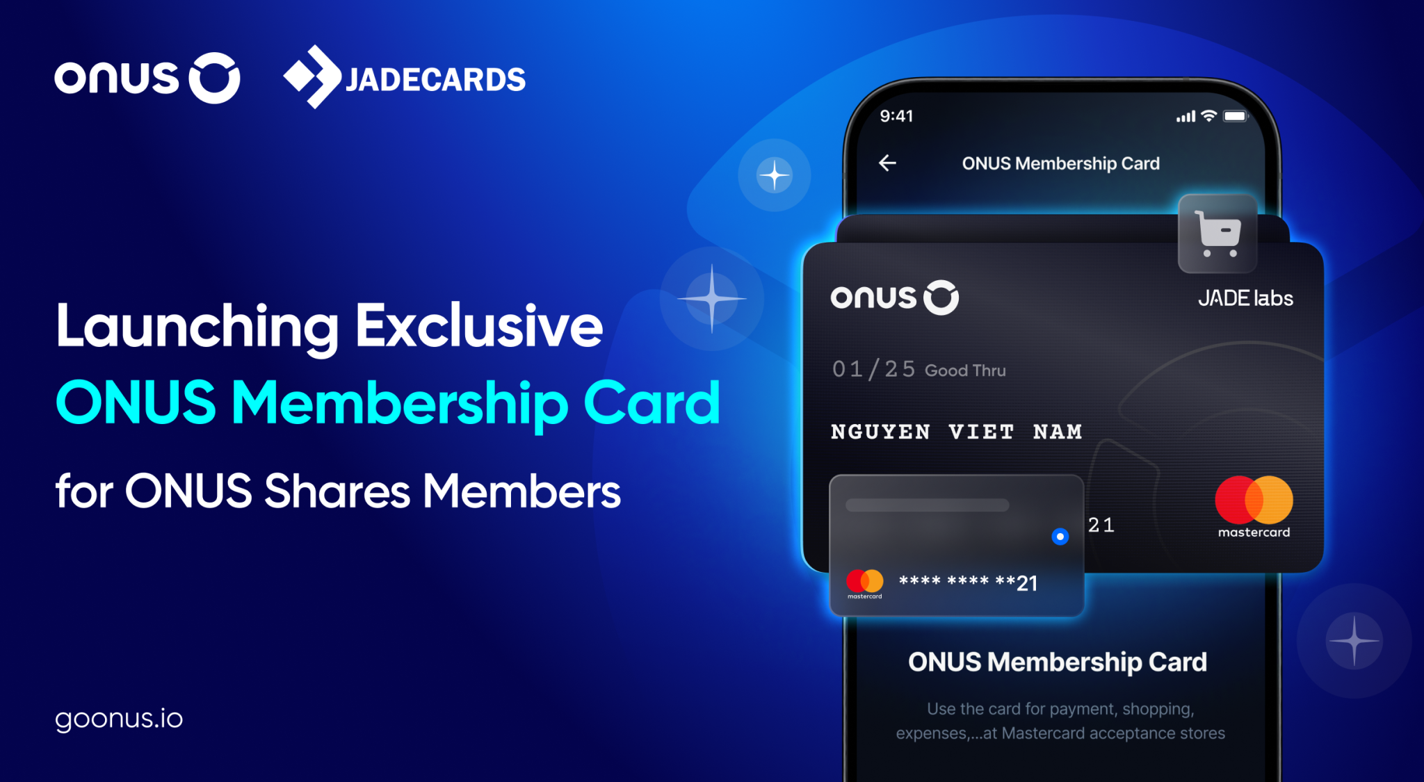 ONUS x Jade Cards: Launching Exclusive ONUS Membership Card for ONUS ...