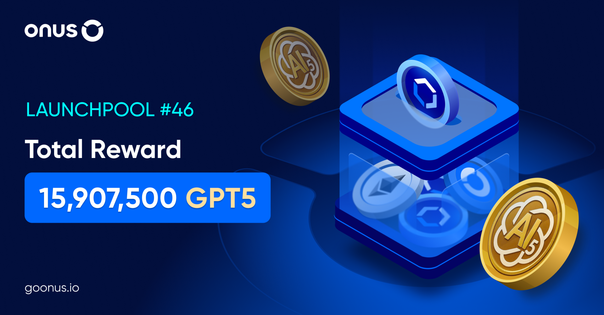 Launchpool #46: Total Reward 15,907,500 GPT5