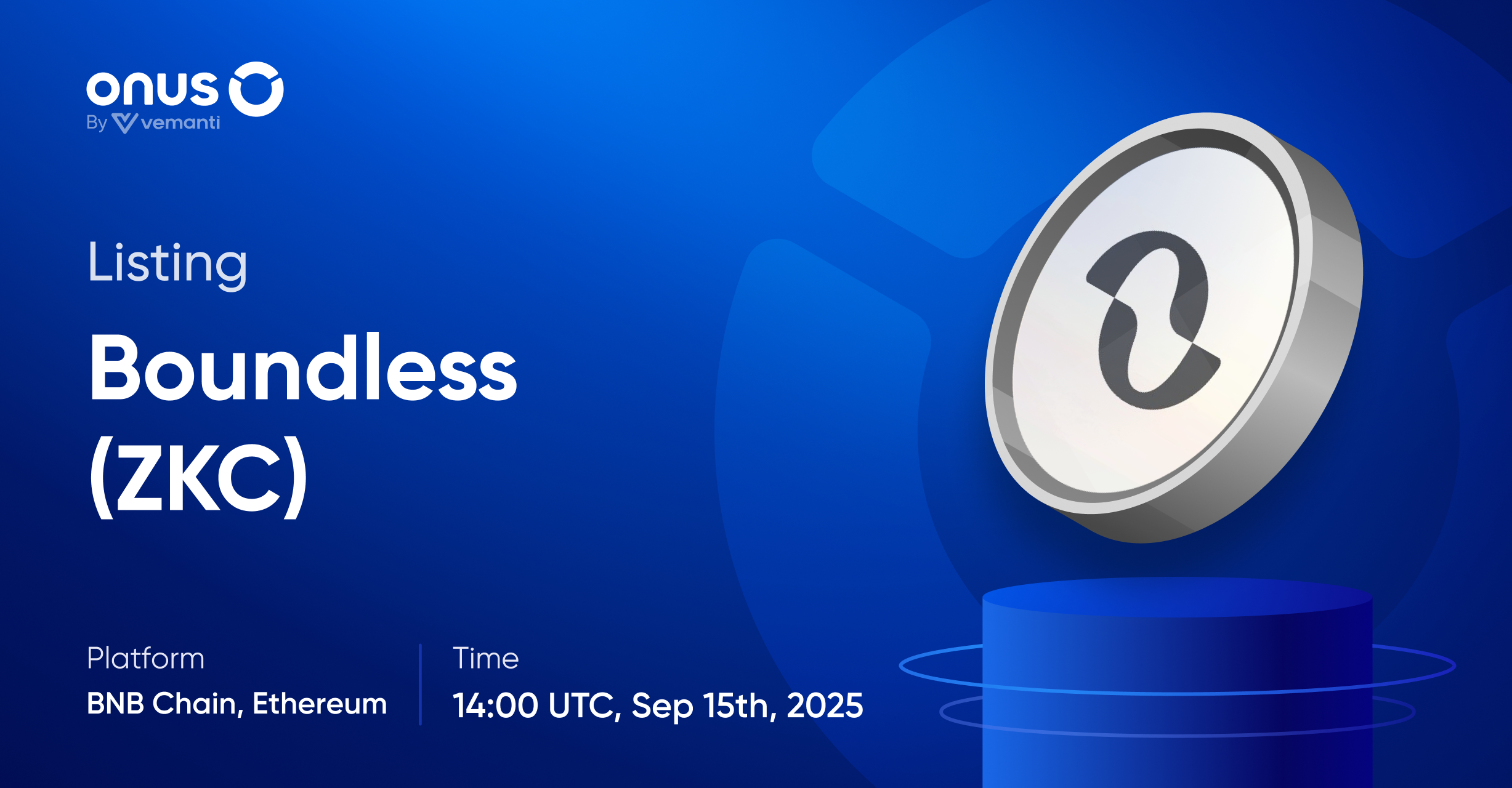 Boundless (ZKC) gets listed on ONUS